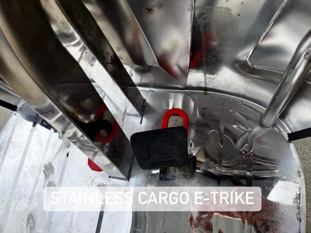 STAINLESS CARGO 3WHEELS E-TRIKE WITH BRACKET & TRAPAL, Sports Equipment ...