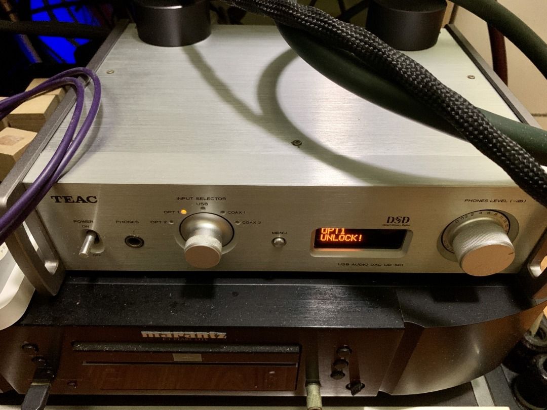 Teac UD-501 DAC DSD 2.8/5.6MHz 純模擬解碼 耳擴 DAC Pre amplifier, 音響器材, 音樂播放裝置 MP3及CD Player - Carousell