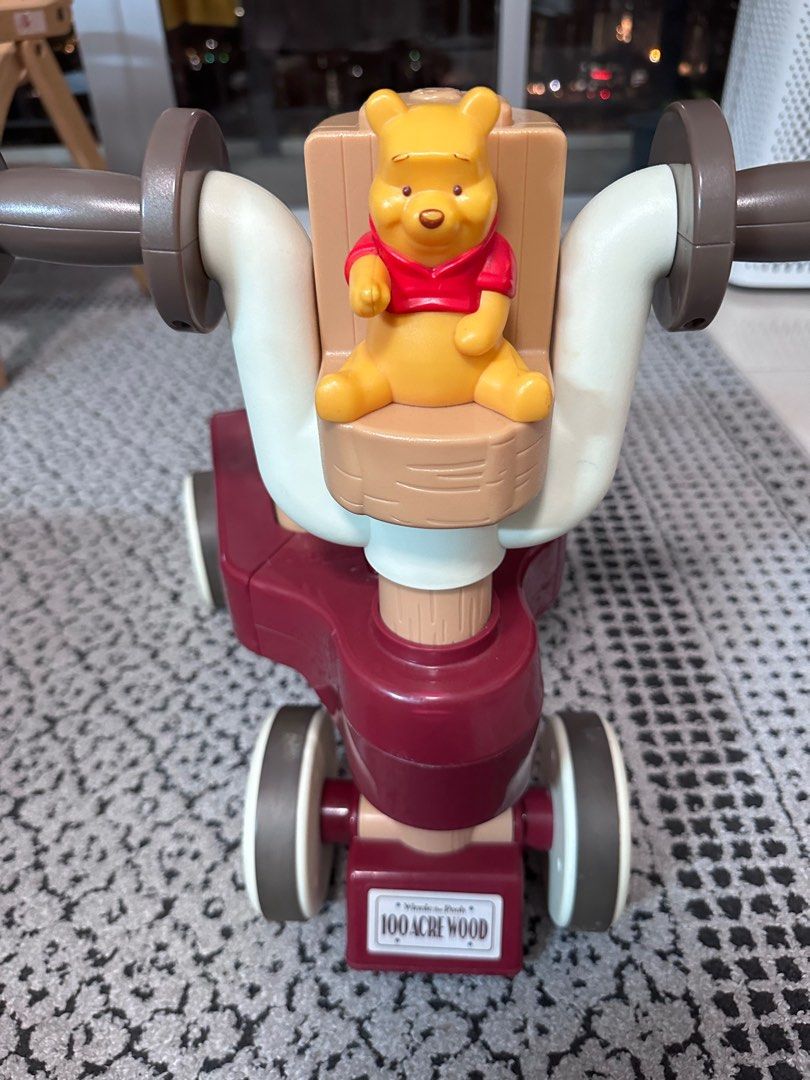 Tomy Disney Pooh Walker & Rider, Babies & Kids, Infant Playtime on ...