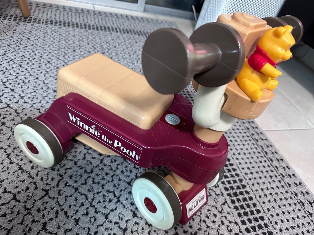 Tomy Disney Pooh Walker & Rider, Babies & Kids, Infant Playtime on ...