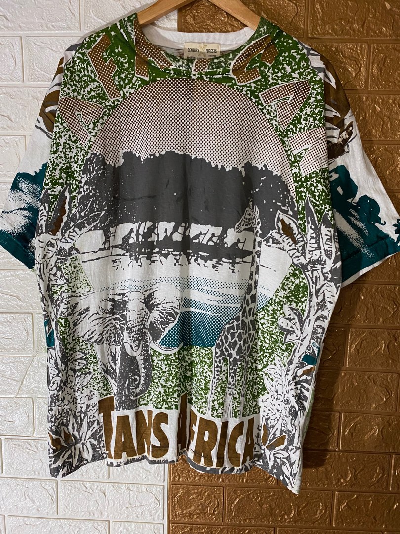 VINTAGE CENTURY FOREST " TRANS AFRICA", Men's Fashion, Tops & Sets ...