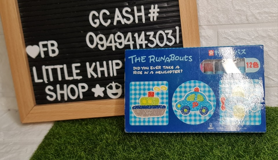 vintage sanrio runabout oil pastel set. 1985, Hobbies & Toys ...