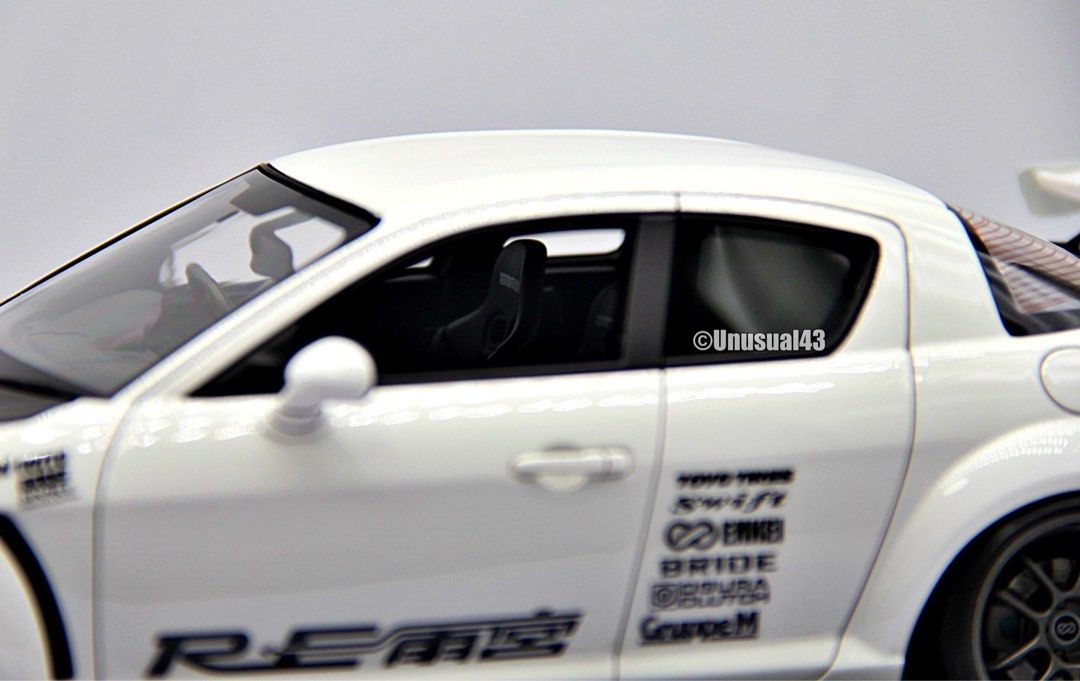 1/18 Ignition Model Mazda RX-8 (SE3P) RE Amemiya White, Hobbies & Toys ...