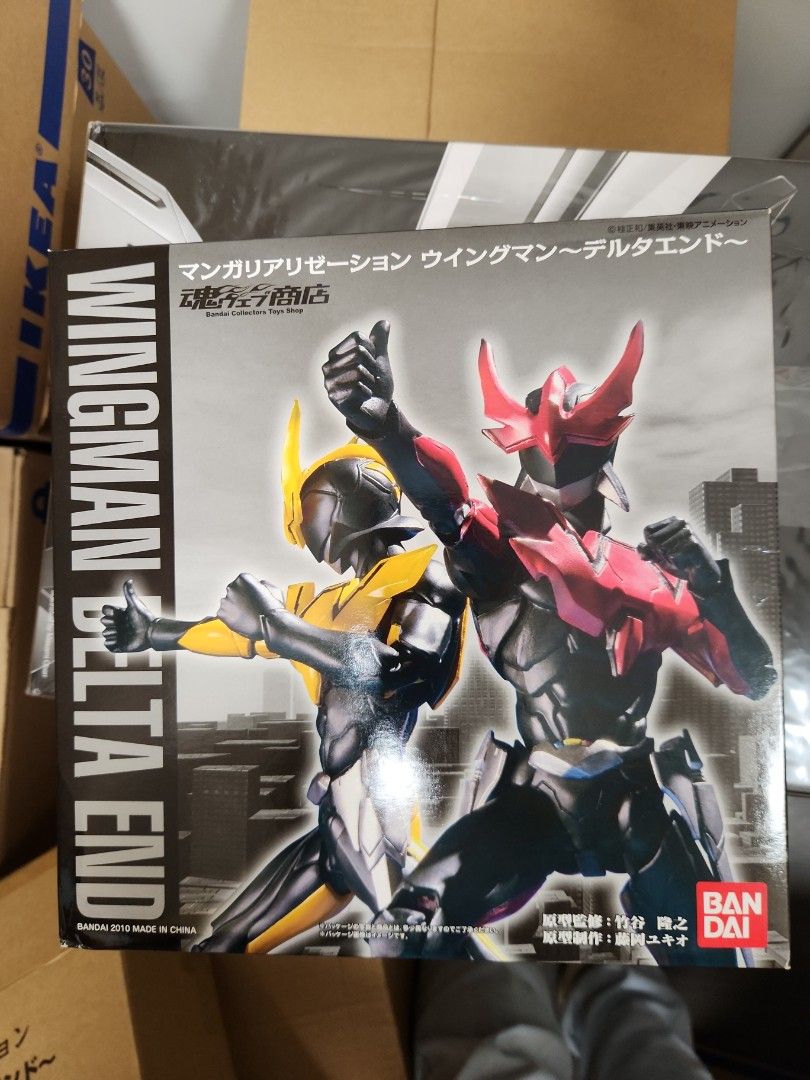 全新日版Bandai 魂限SIC S.I.C. Wingman Delta End 夢戰士紅黃, 興趣及遊戲, 玩具 & 遊戲類 - Carousell