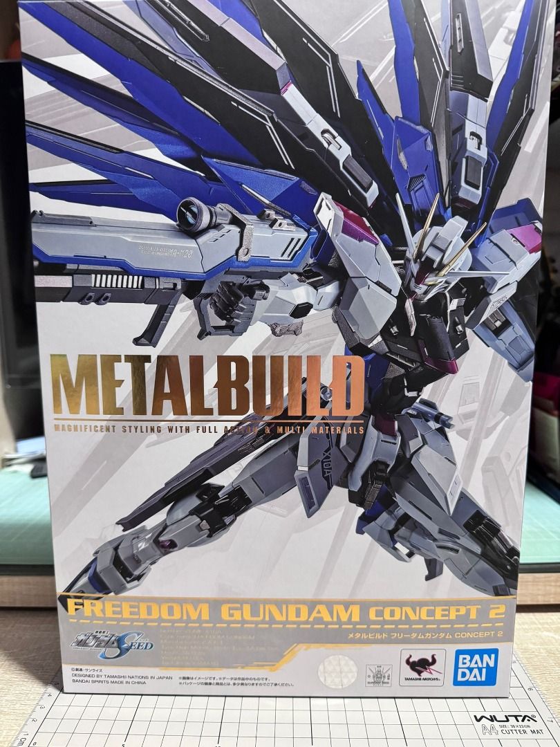 出售二手日版 Metal Build MB Freedom Gundam Concept 2 自由高達2.0 Gundam Seed, 興趣及遊戲, 玩具 & 遊戲類 - Carousell