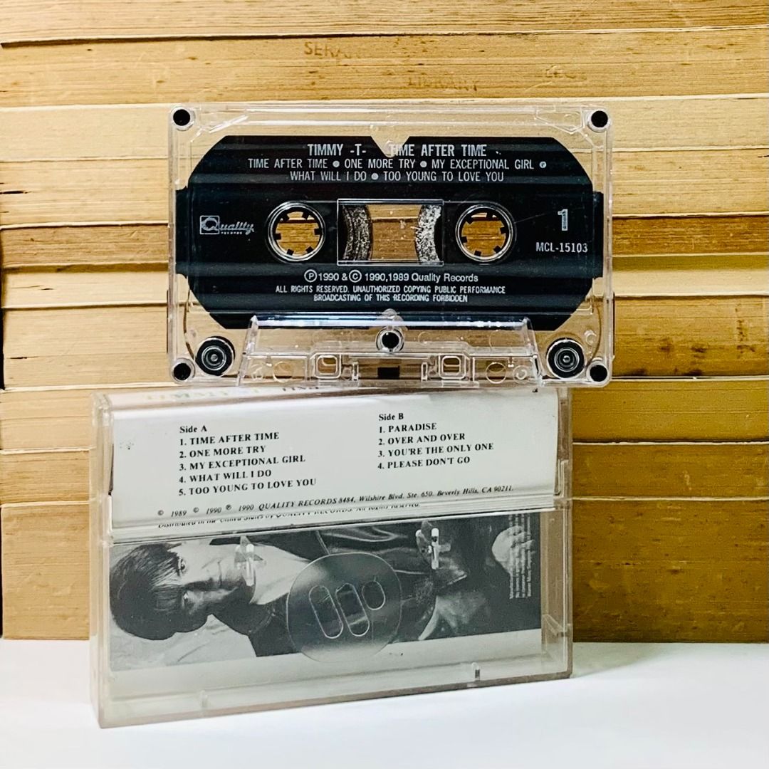 ️ Timmy T: Time After Time Cassette Tape (1990), Hobbies & Toys, Music ...