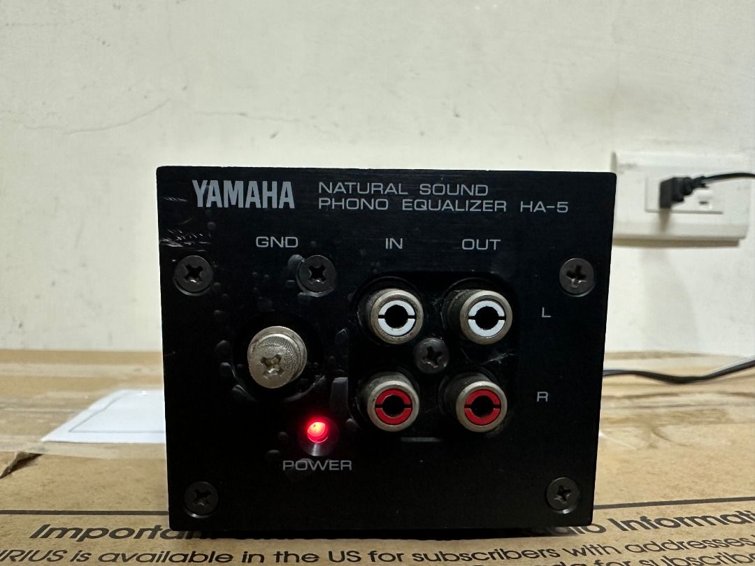 日本 YAMAHA HA-5 MM 唱頭放大器 黑膠放大器 前級擴大機 MADE IN JAPAN, 耳機及錄音音訊設備, 音樂播放裝置 MP3及CD 播放器在旋轉拍賣