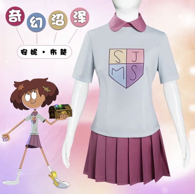 AMPHIBIA Anne Boonchuy Sasha Waybright Cosplay, Hobbies & Toys ...