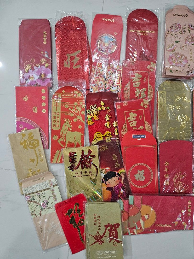 Assorted Red Packets Ang Bao, Hobbies & Toys, Stationery & Craft, Other ...