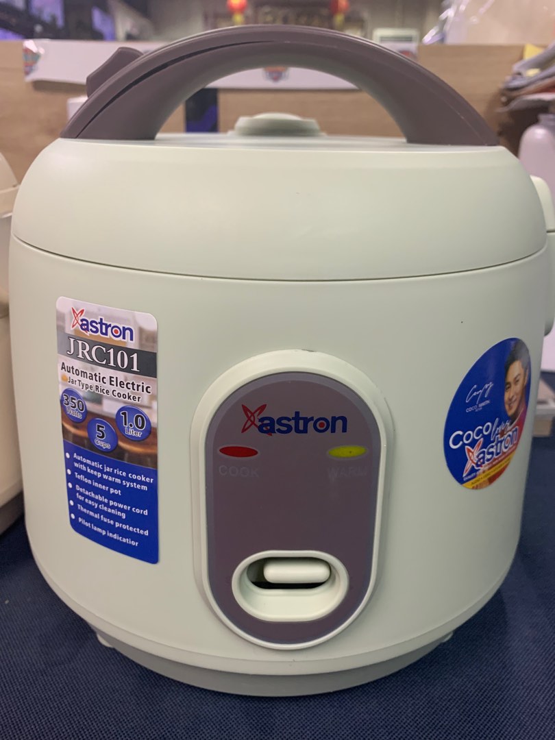 ASTRON 1.0-Liter Automatic Electric Jar-Type Rice Cooker, TV & Home ...