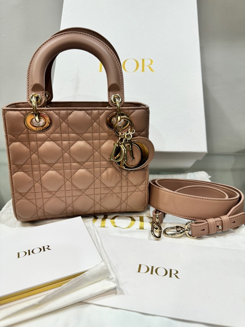 Authentic Dior Lady Dior My Abc Small in Blush Nude ( Fard ), Luxury ...