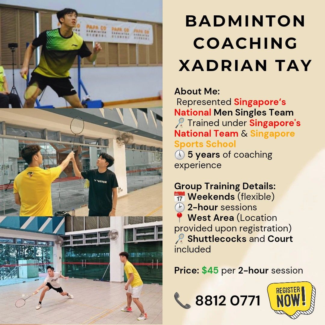 Badminton Coaching with former national player. Kids Badminton Lesson ...