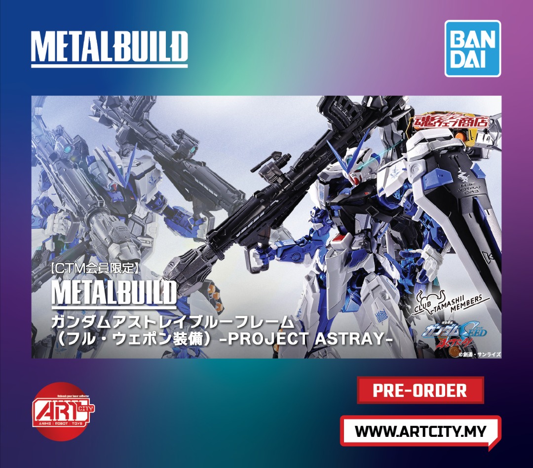 Bandai Metal Build - Gundam Blue Frame Astray - Full Weapon Pack ...