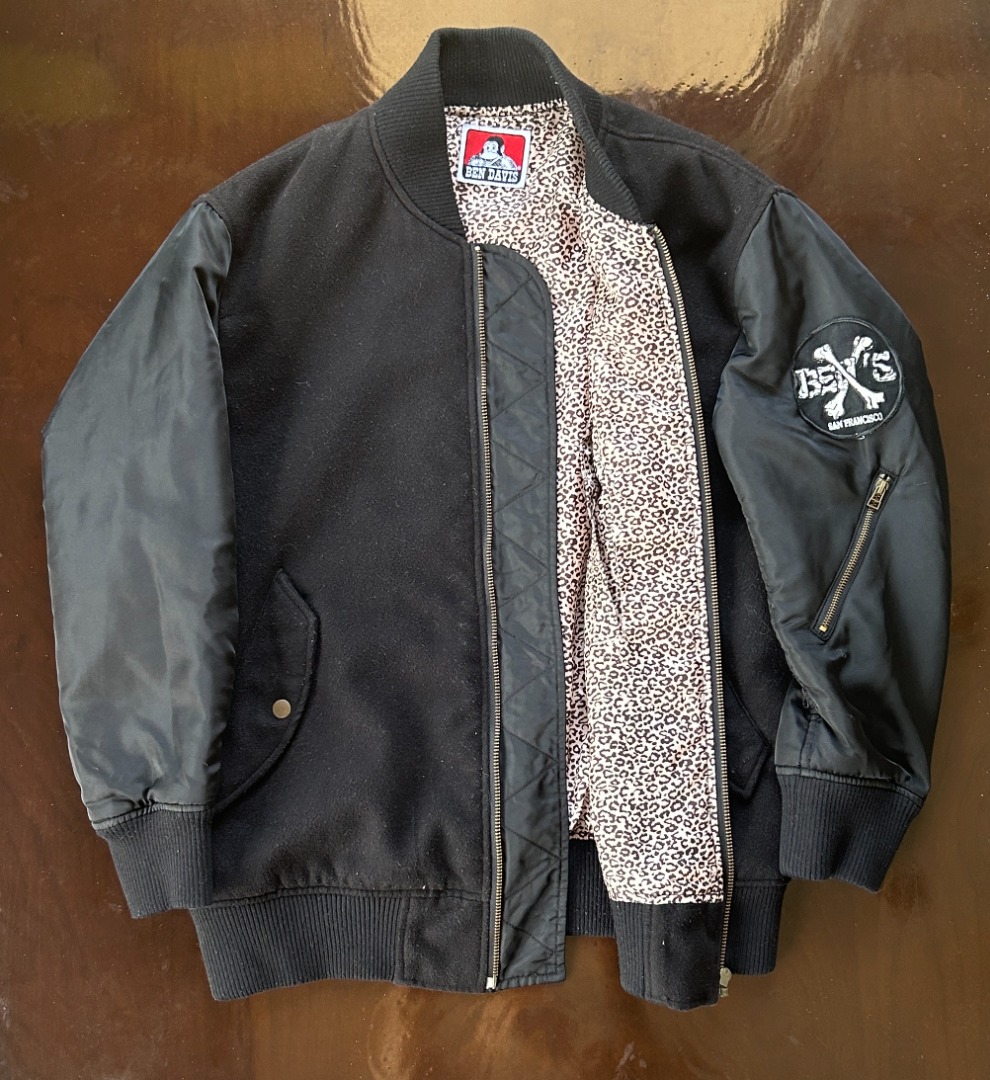 Ben Davis Wool Bomber/Varsity Jacket, Men's Fashion, Coats, Jackets and ...