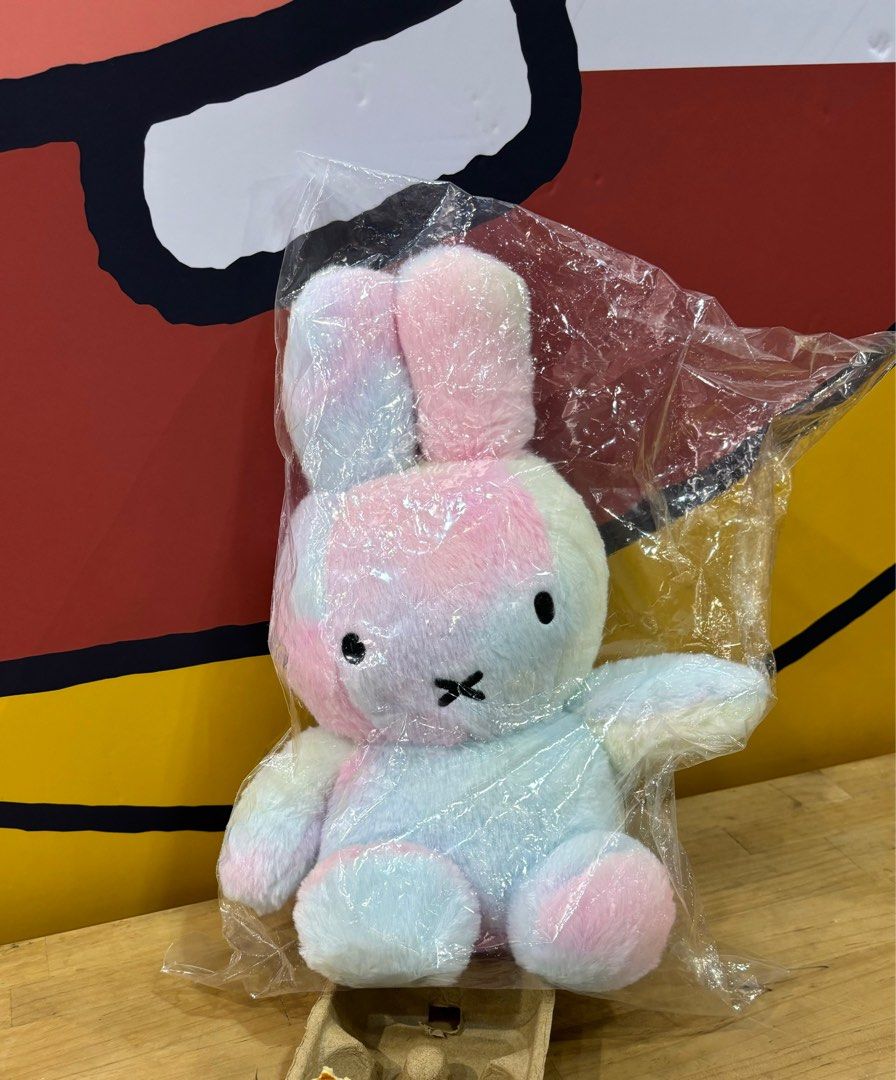 BNWT Authentic Miffy pastel cotton candy plush toy, Hobbies & Toys ...