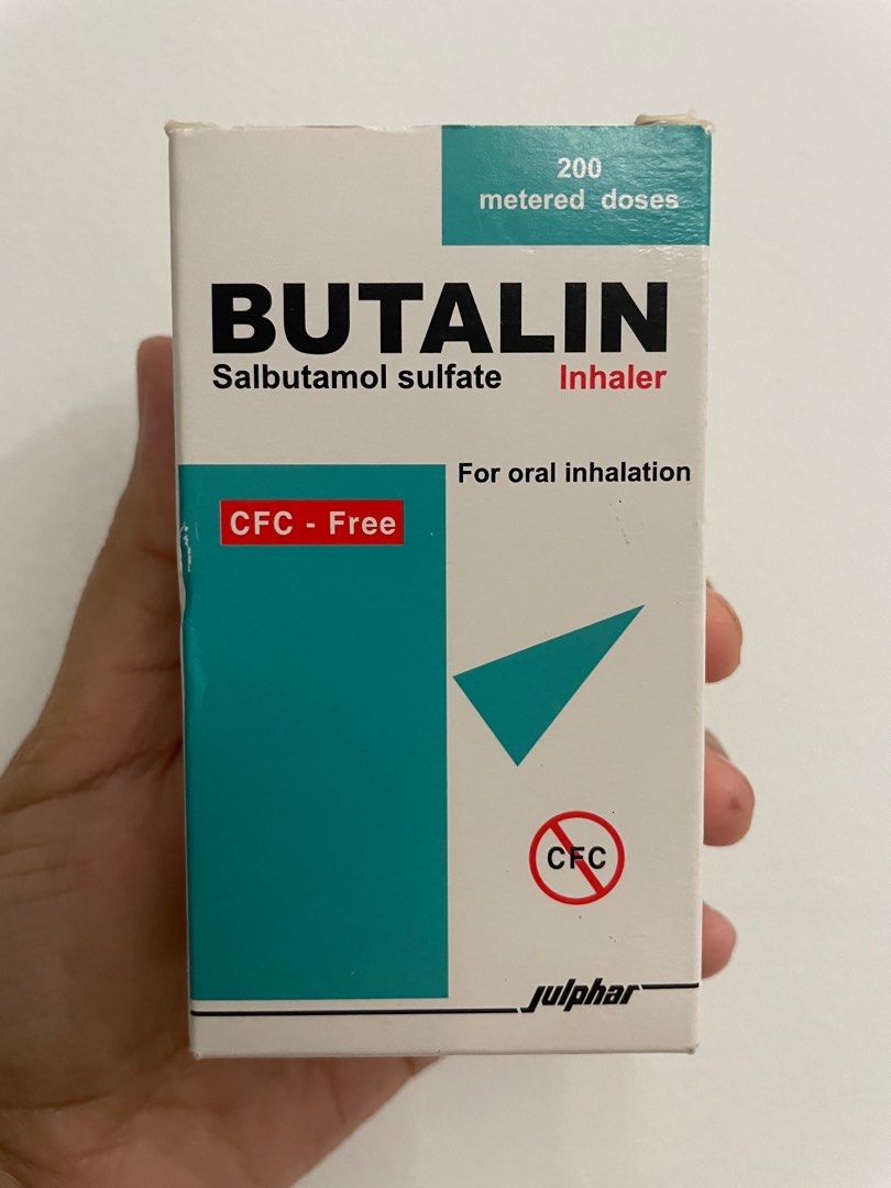 Butalin salbutamol oral inhaler, Health & Nutrition, Medical Supplies & Tools on Carousell