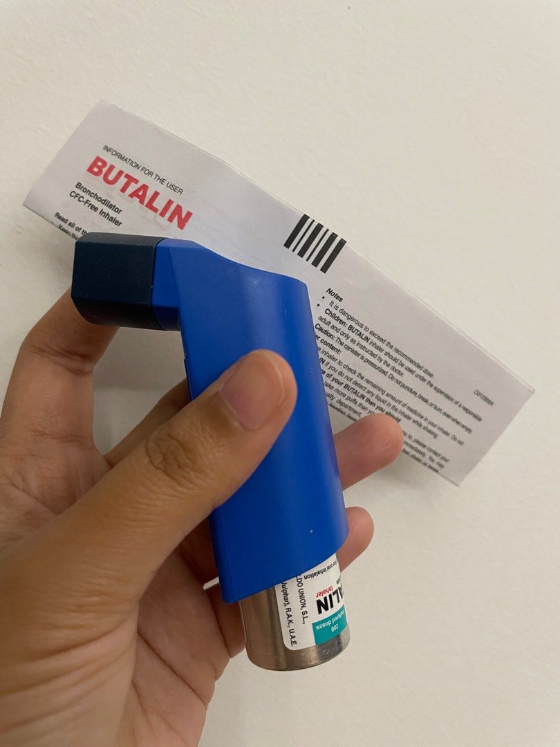 Butalin salbutamol oral inhaler, Health & Nutrition, Medical Supplies ...