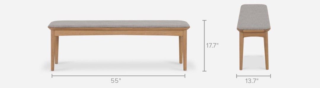 Castlery Chelsea Bench, Furniture & Home Living, Furniture, Chairs on ...