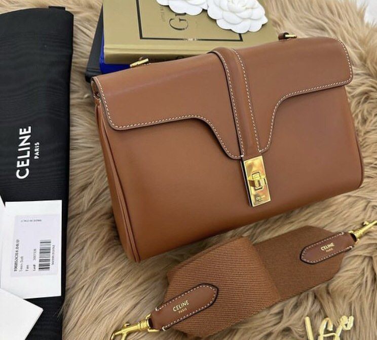 CELINE Teen Soft In Smooth CalfSkin 2023 Authentic Complete Set With ...