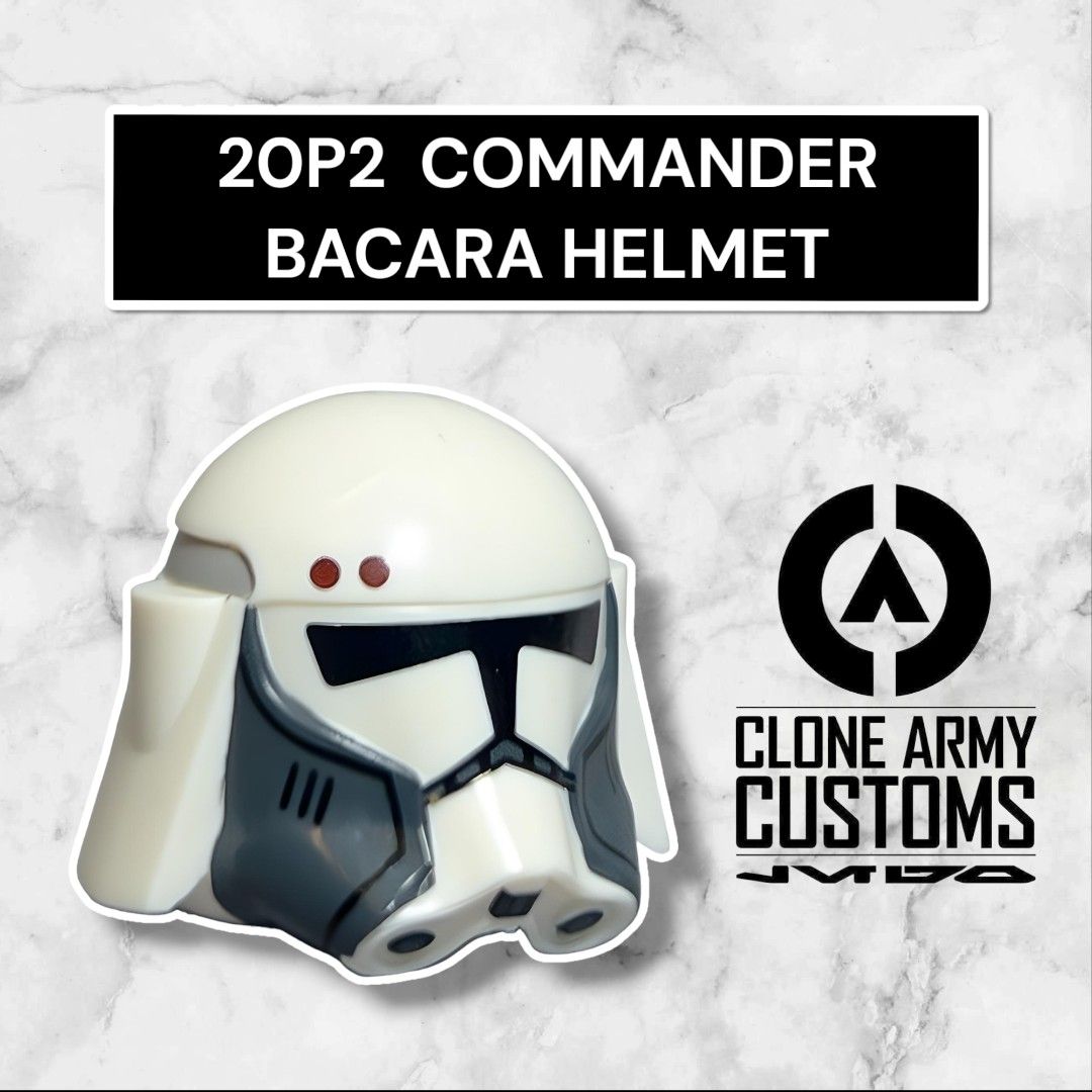 CloneArmyCustom Accessories - 20P2 Commander Bacara Helmet (read ...