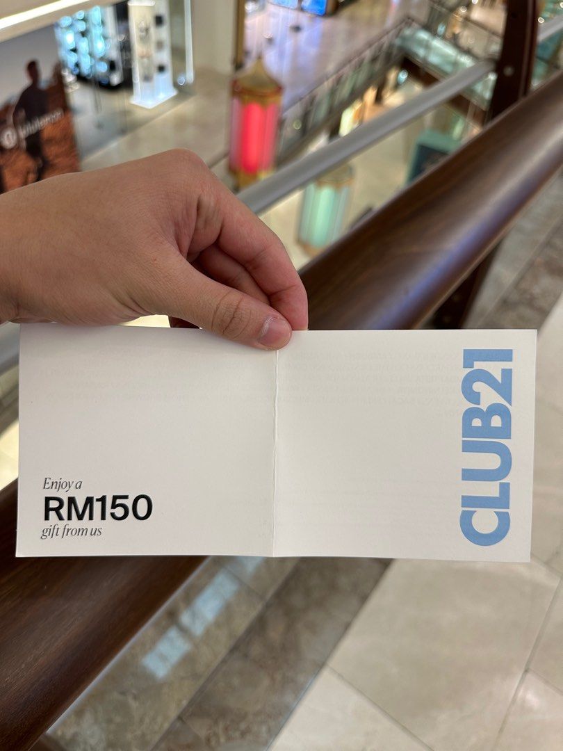 Club 21 voucher worth RM150, Sports Equipment, Sports & Games, Golf on ...