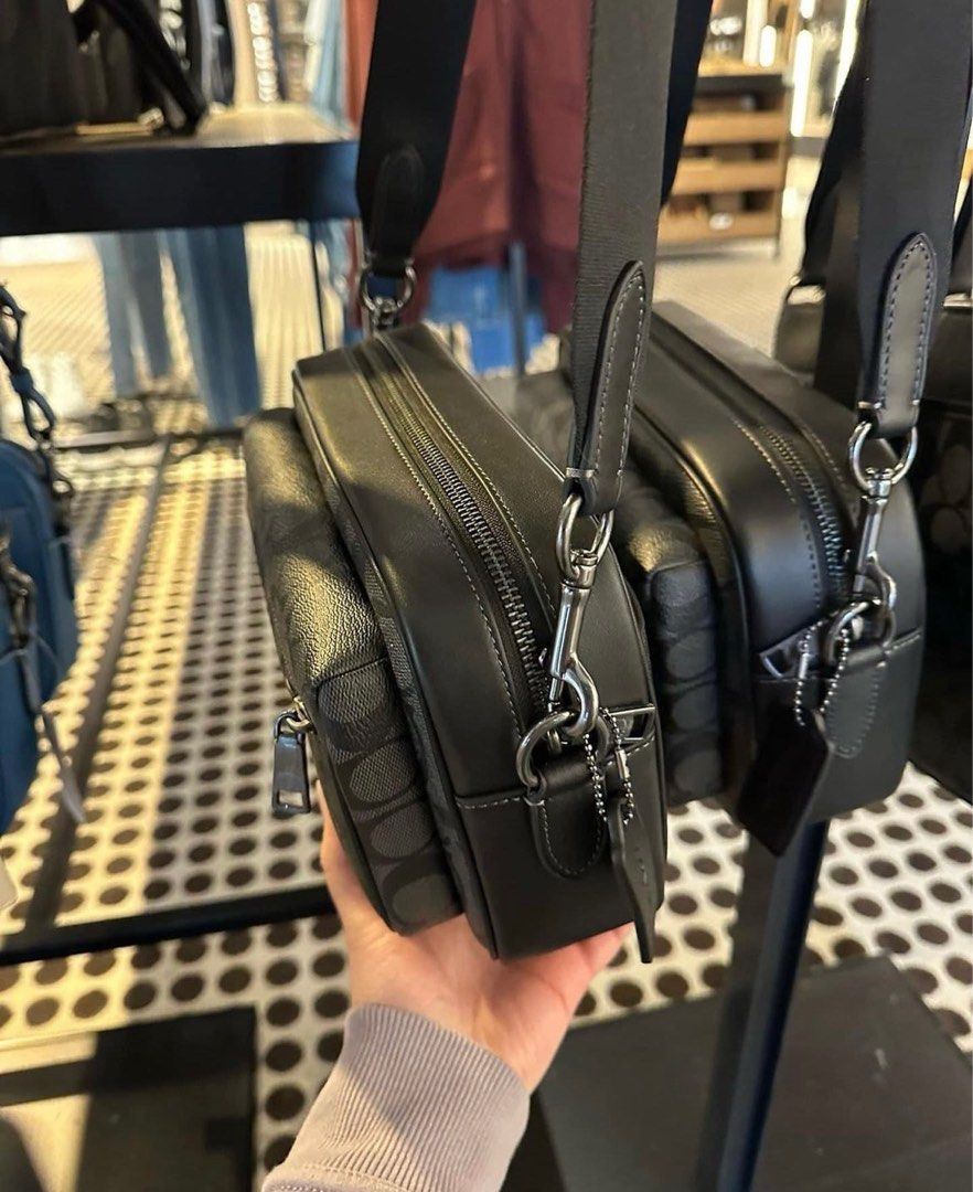 Coach Elias Crossbody in Signature Canvas, Luxury, Bags & Wallets on ...