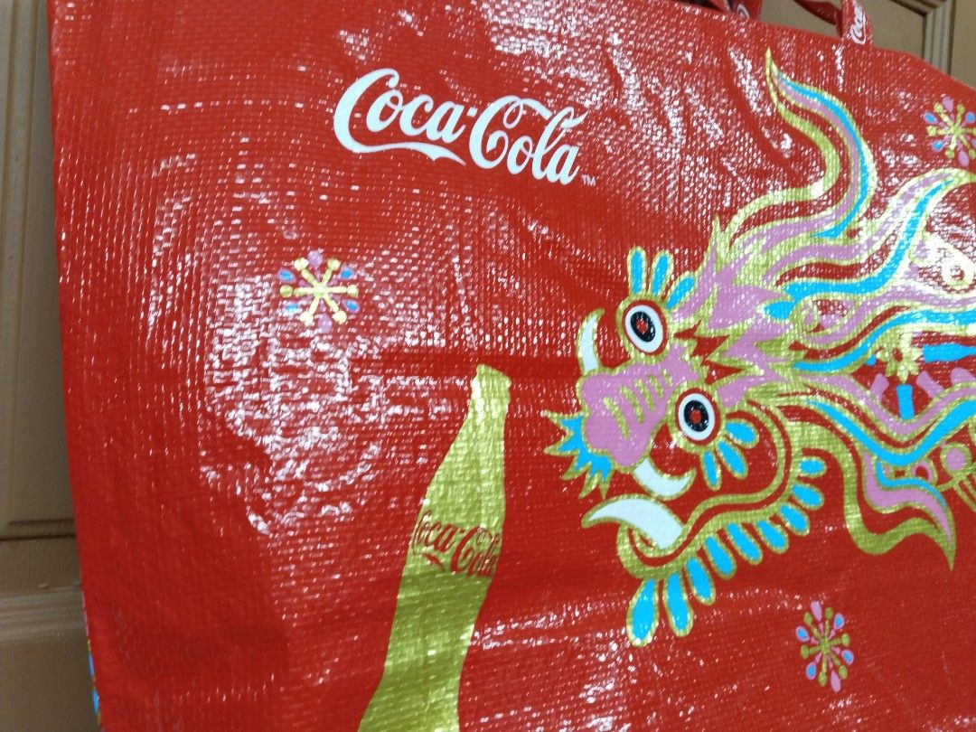 Coca Cola Coke Dragon Year Gunny Bag, Hobbies & Toys, Collectibles ...