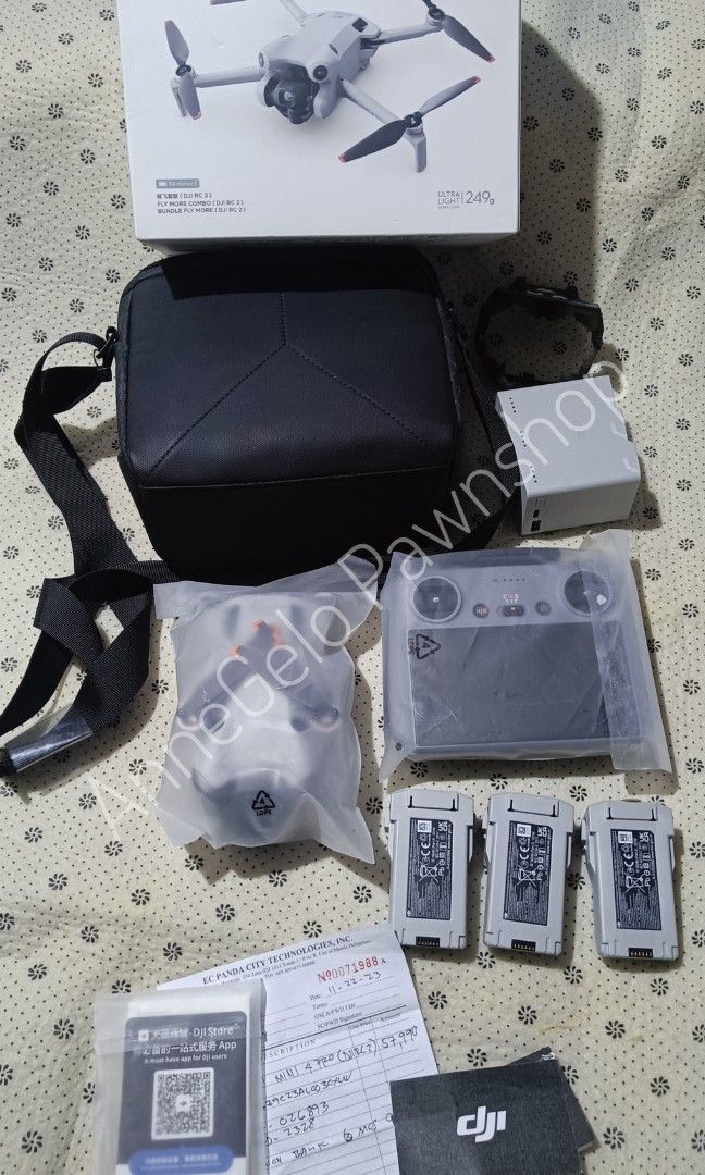 DJI MINI 4 PRO FMC.2 CYCLE COUNT.WARRANTY.RECEIPT, Photography, Drones ...