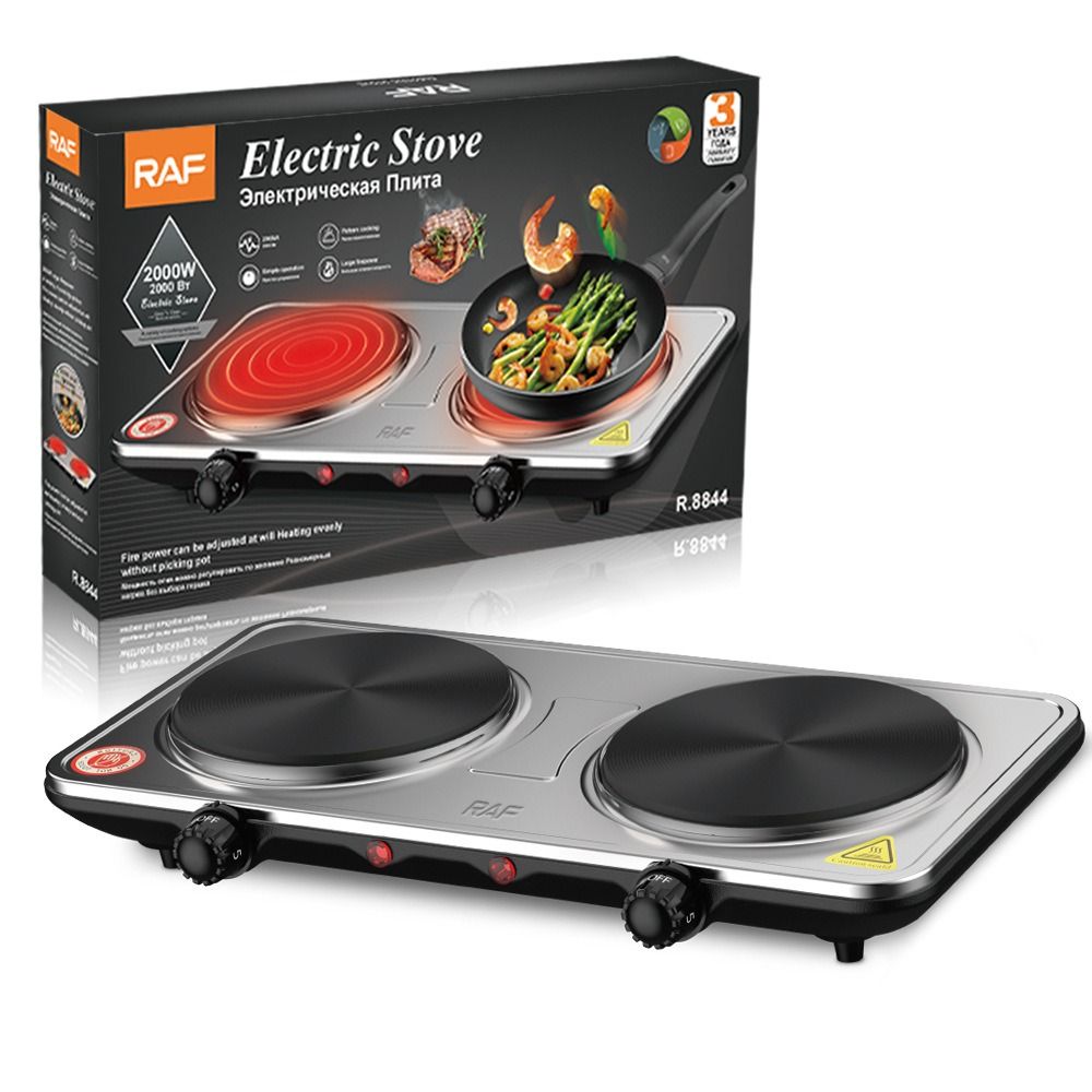 Double Stove Electric Ceramic Stove Induction Cooker Stainless Steel ...