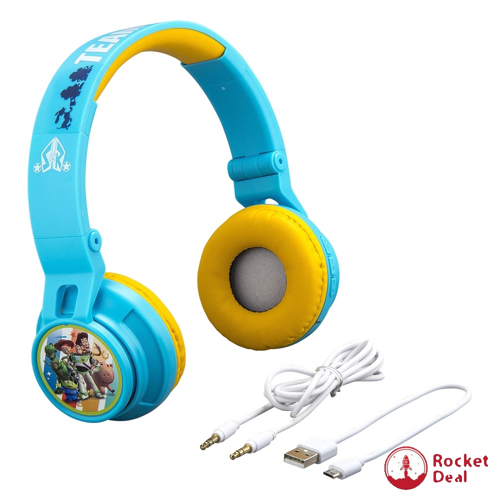 eKids Toy Story 4 Kids Bluetooth Headphones, Wireless Headphones with ...