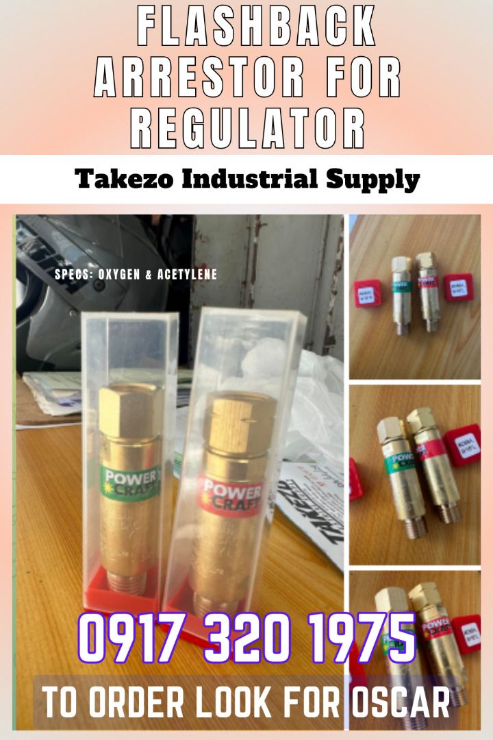 FLASHBACK ARRESTOR FOR REGULATOR, Commercial & Industrial, Construction ...