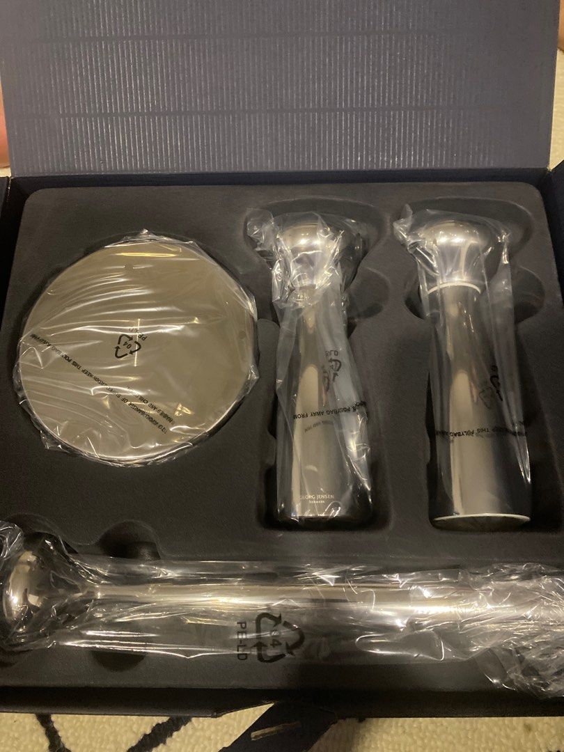 Georg Jenson Kitchen Roll Holder and Salt & Pepper , Furniture & Home ...