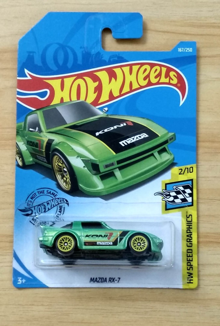 Hot Wheels Mazda RX-7 RX7 HW Speed Graphics hotwheels matchbox, Hobbies ...