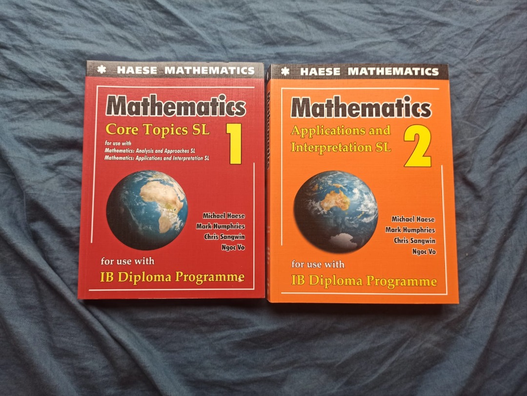 IB math IA SL textbook, 興趣及遊戲, 書本 & 文具, 教科書 - Carousell