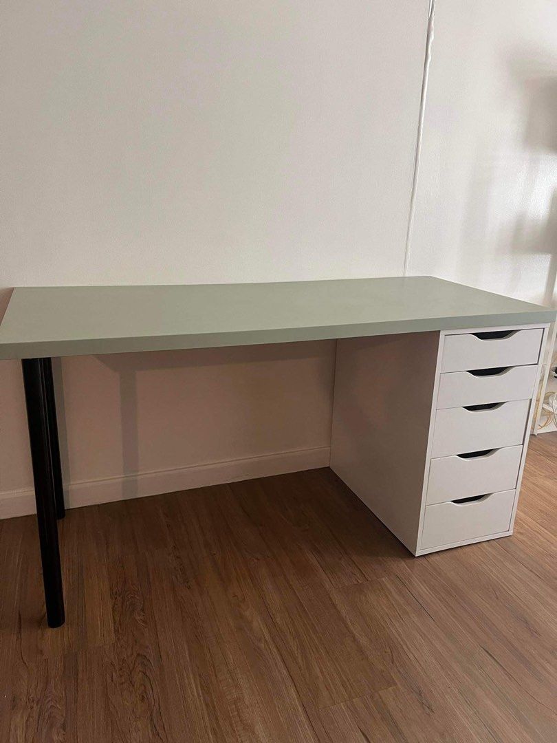 Ikea LAGKAPTEN / ALEX Table, Furniture & Home Living, Furniture, Tables ...