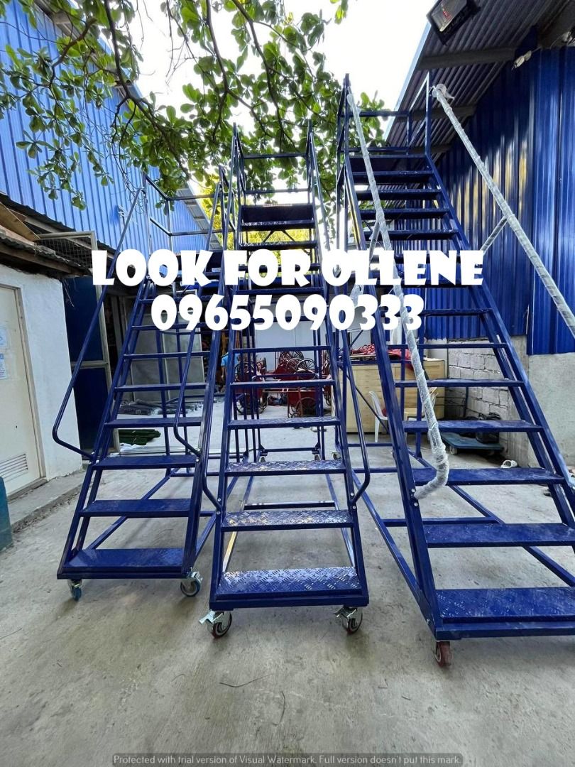 industrial movable flatform ladder, Commercial & Industrial ...