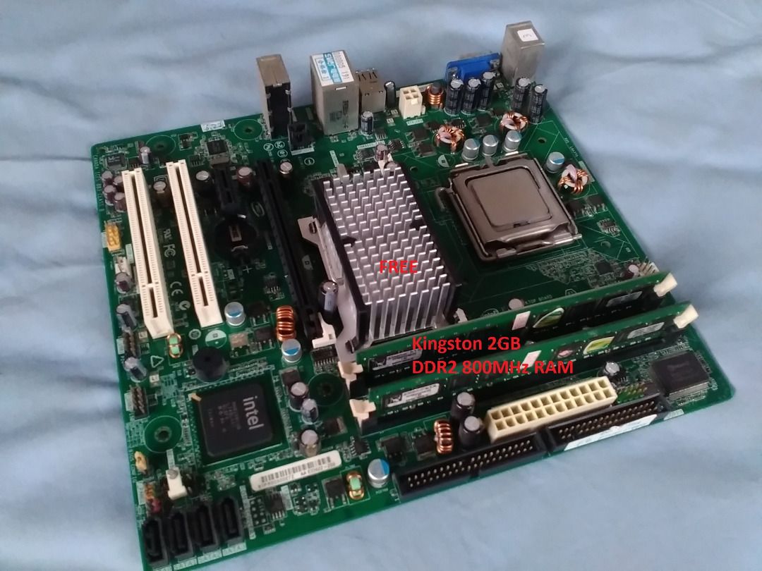 Intel DG31PR LGA775 Mother Board Combo FREE CPU + 2GB RAM, Computers ...