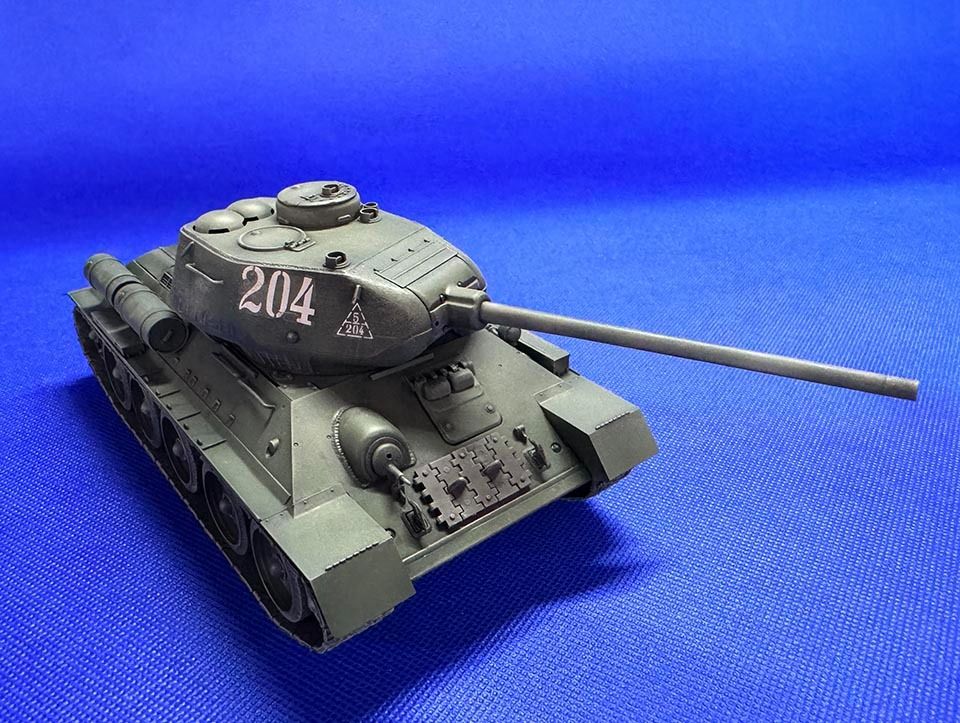 【ModeLLand 模人地帶 ※ 模型作品】C006 1/35 田宮 TAMIYA 35138 T34/85 Russian Medium ...