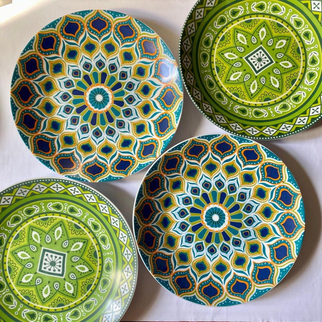 Moroccan Plate Set 2, Furniture & Home Living, Kitchenware & Tableware ...