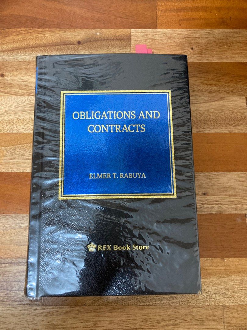 obligations and contracts by rabuya 2019 edition, Hobbies & Toys, Books ...