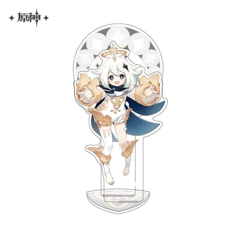 [Official Genshin] Traveler and Paimon Acrylic Stand, Hobbies & Toys ...