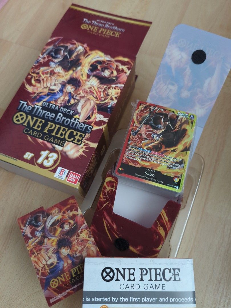 One Piece TCG ST13: The Three Brothers Ultra Deck (English), Hobbies & Toys, Toys & Games on ...