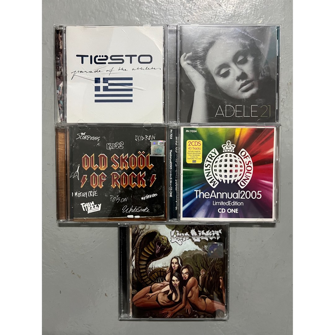 Original DJ TIESTO ADELE OLD SCHOOL OF ROCK MINISTRY OF SOUND LIMP ...