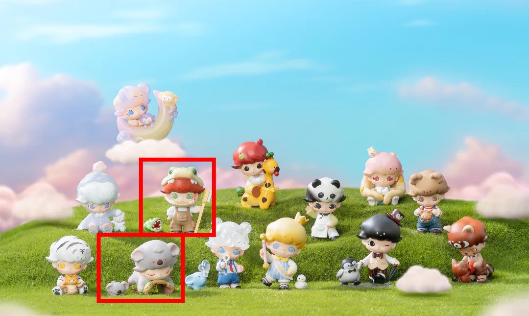 Popmart Dimoo Animal Kingdom- Sleepy Koala/ Crocodile Cleaner, Hobbies ...