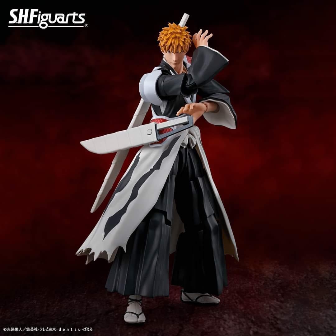Pre Order SHF Bleach - Kurosaki Ichigo (Dual Zangetsu), Hobbies & Toys ...