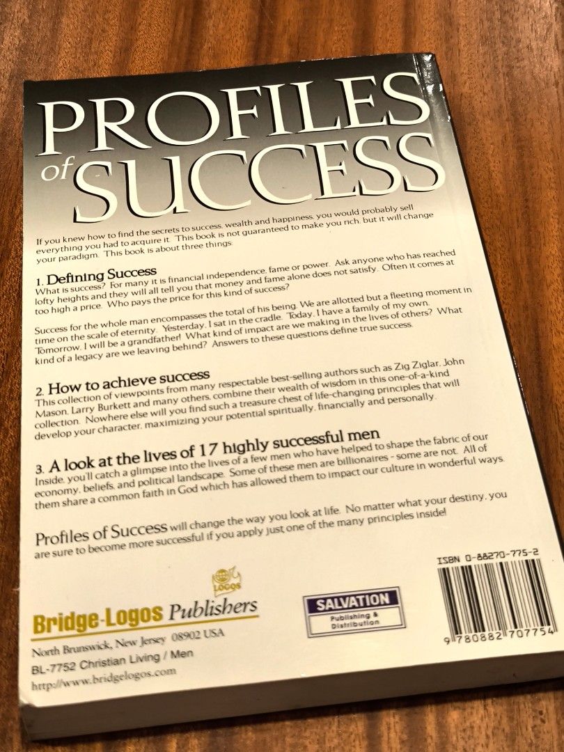 Profiles Of Success Christian Businessman Self Help Personal ...