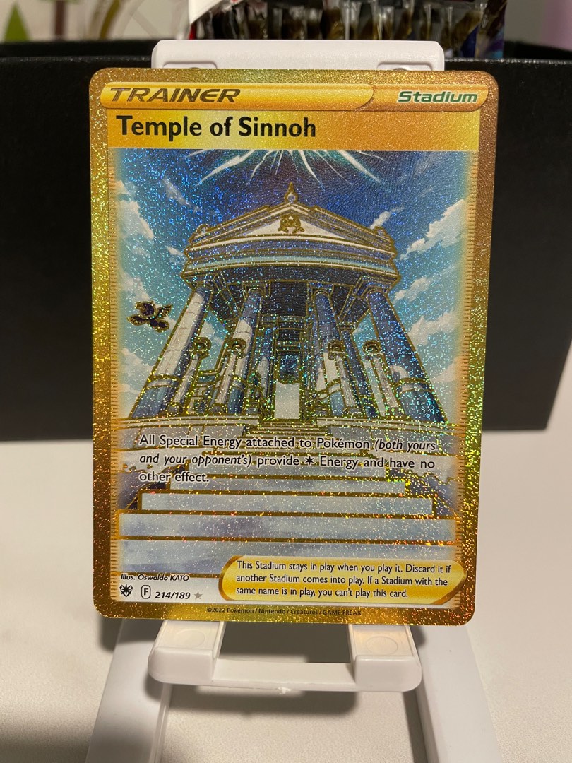 PTCG Pokemon Cards / Sword & Shield: Astral Radiance / Temple of Sinnoh - 214/189 - Secret Rare ...