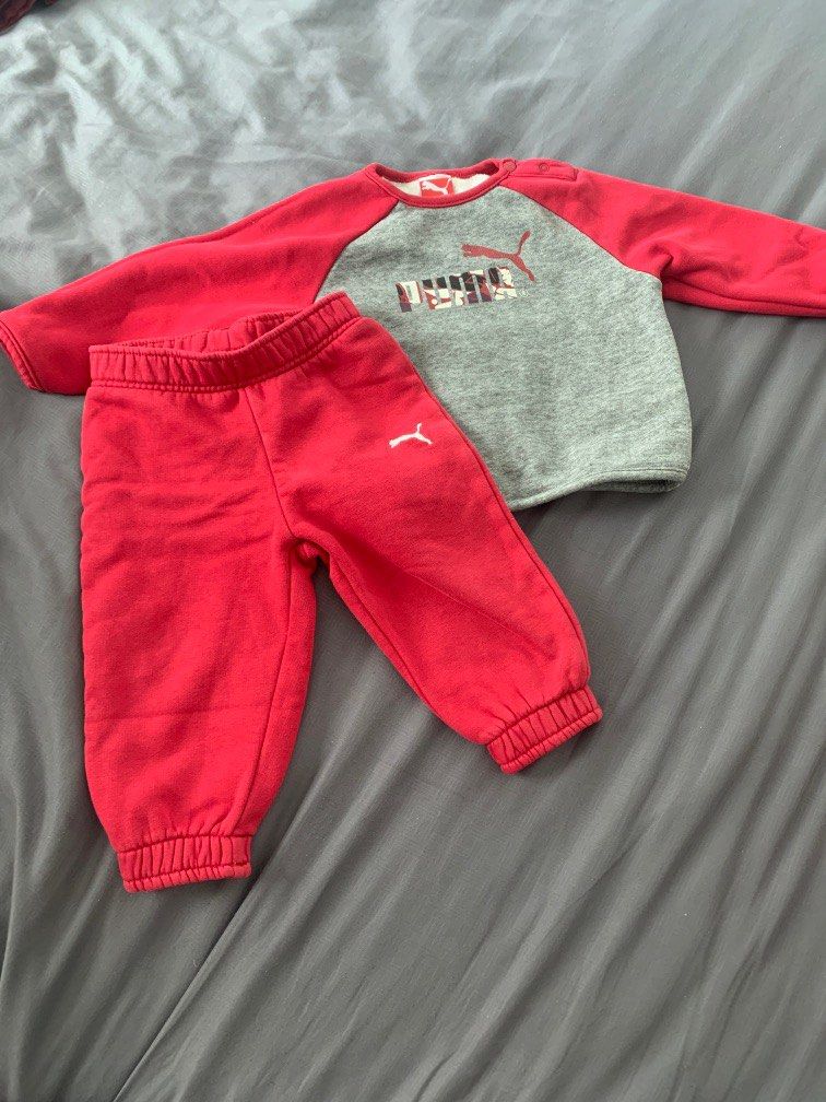 PUMA SET, Babies & Kids, Babies & Kids Fashion on Carousell