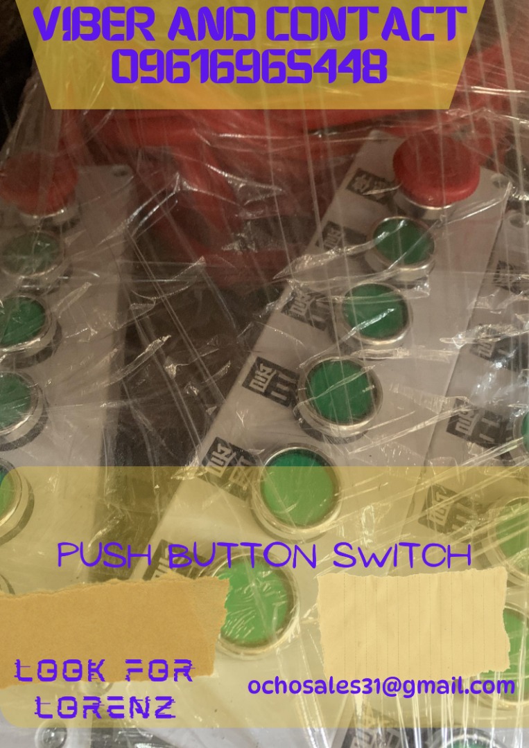 PUSH BUTTON SWITCH, Commercial & Industrial, Construction & Building ...