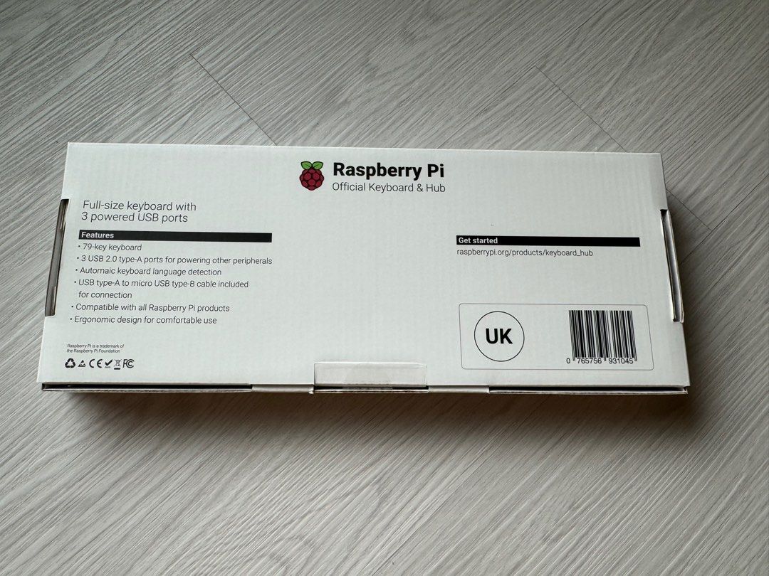 Raspberry Pi Official Keyboard & Hub, Computers & Tech, Parts ...